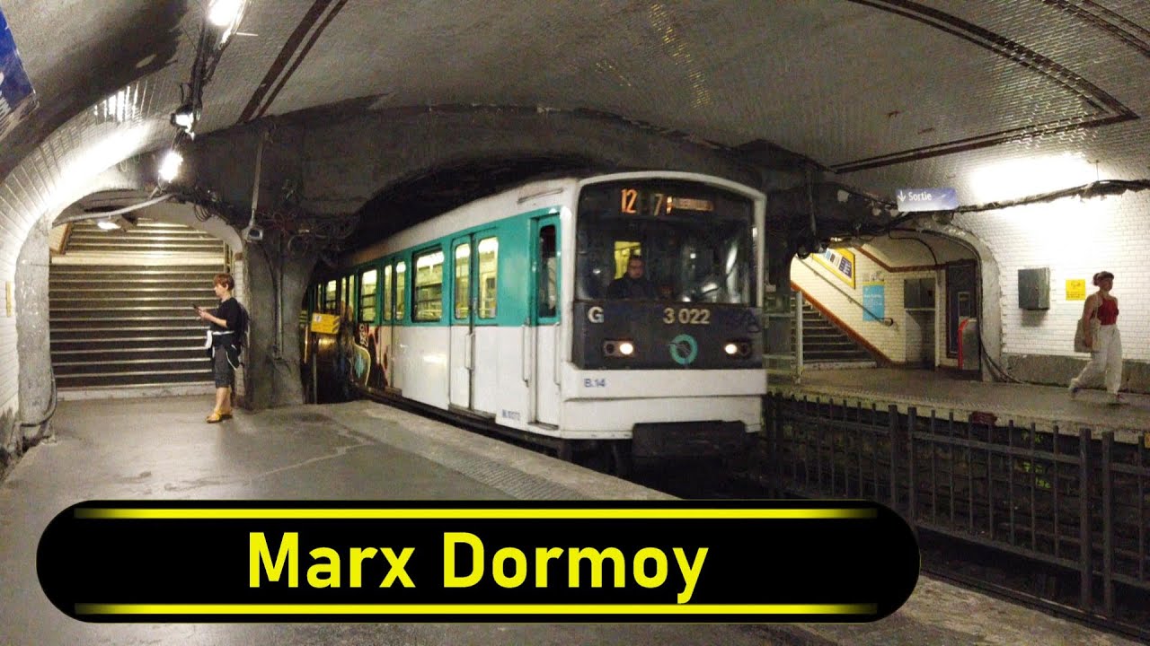 Metro Station Marx Dormoy - Paris 🇫🇷 - Walkthrough 🚶 - YouTube