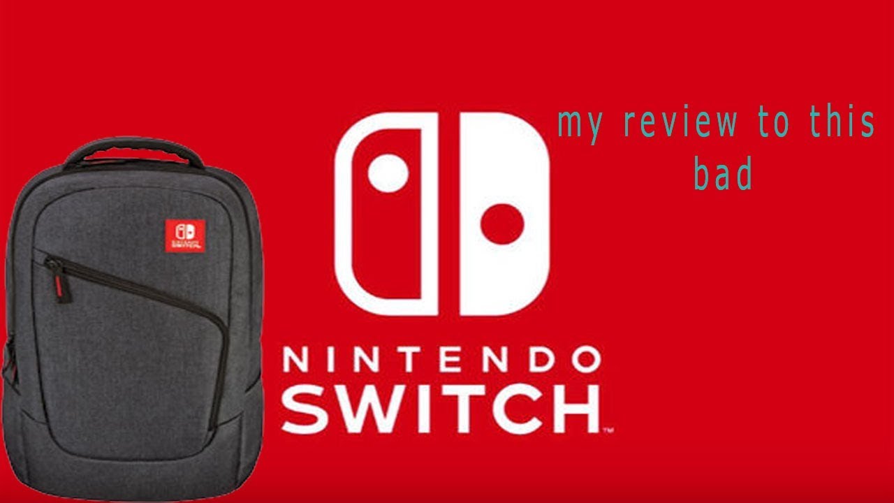 Nintendo switch elite player backpack unboxing and overview - YouTube