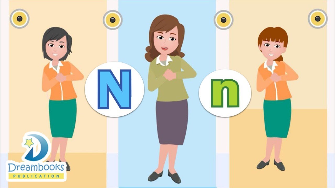 THE LETTER N | NURSERY RHYME | LEARN THE ALPHABET | CHILDREN'S SONG ...