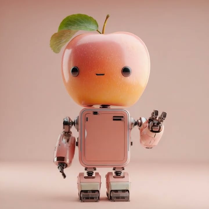 Gen 4 Turbo Robot Monitor for babies slowly turning around blinking ...