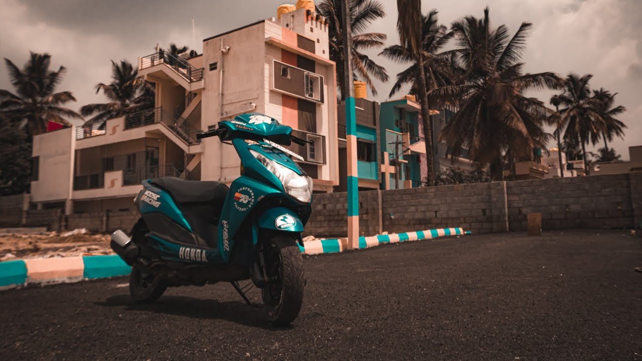 Honda Dio Custom paint job | Cinematic - YouTube