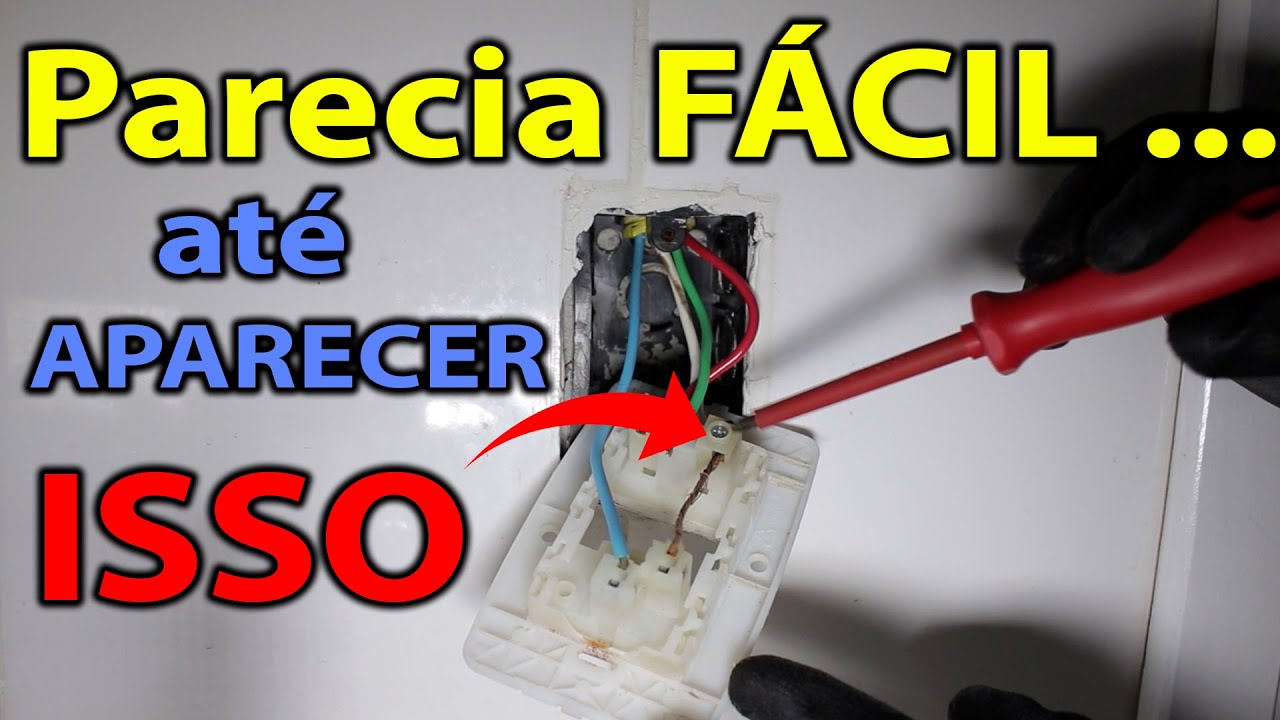 Parecia FÁCIL Trocar a TOMADA com Interruptor, até APARECER esse ...
