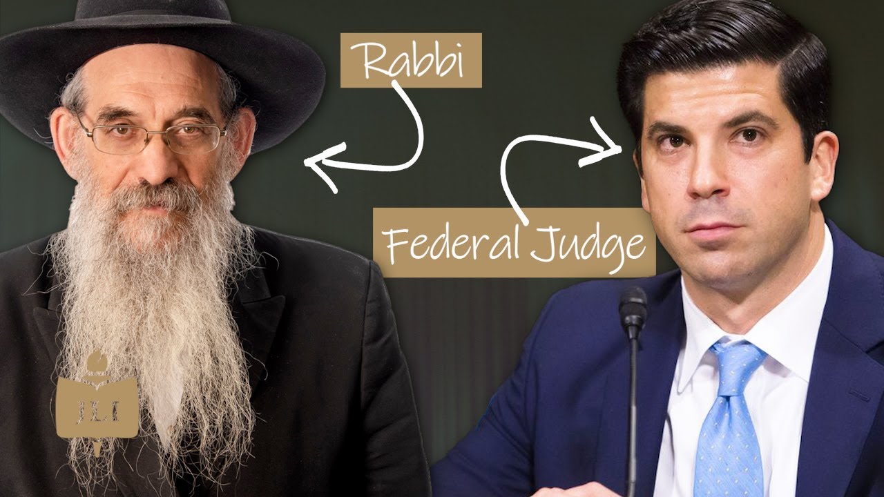 Rabbi & Federal Judge on the Rabbinic vs. Legal System - YouTube