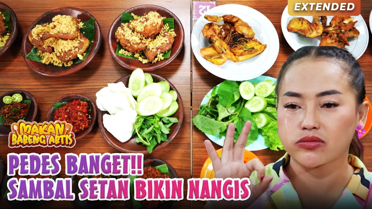 Pedes Banget Sambal Setan Bikin Mpok Alpa Nangis Makan Bareng Artis