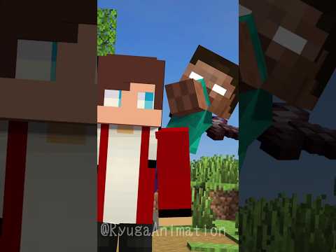 JJ vs Herobrine - MAIZEN Minecraft Animation #shorts