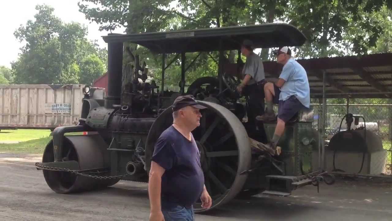 Mini Caterpillars to a Full Size Steam Roller - YouTube