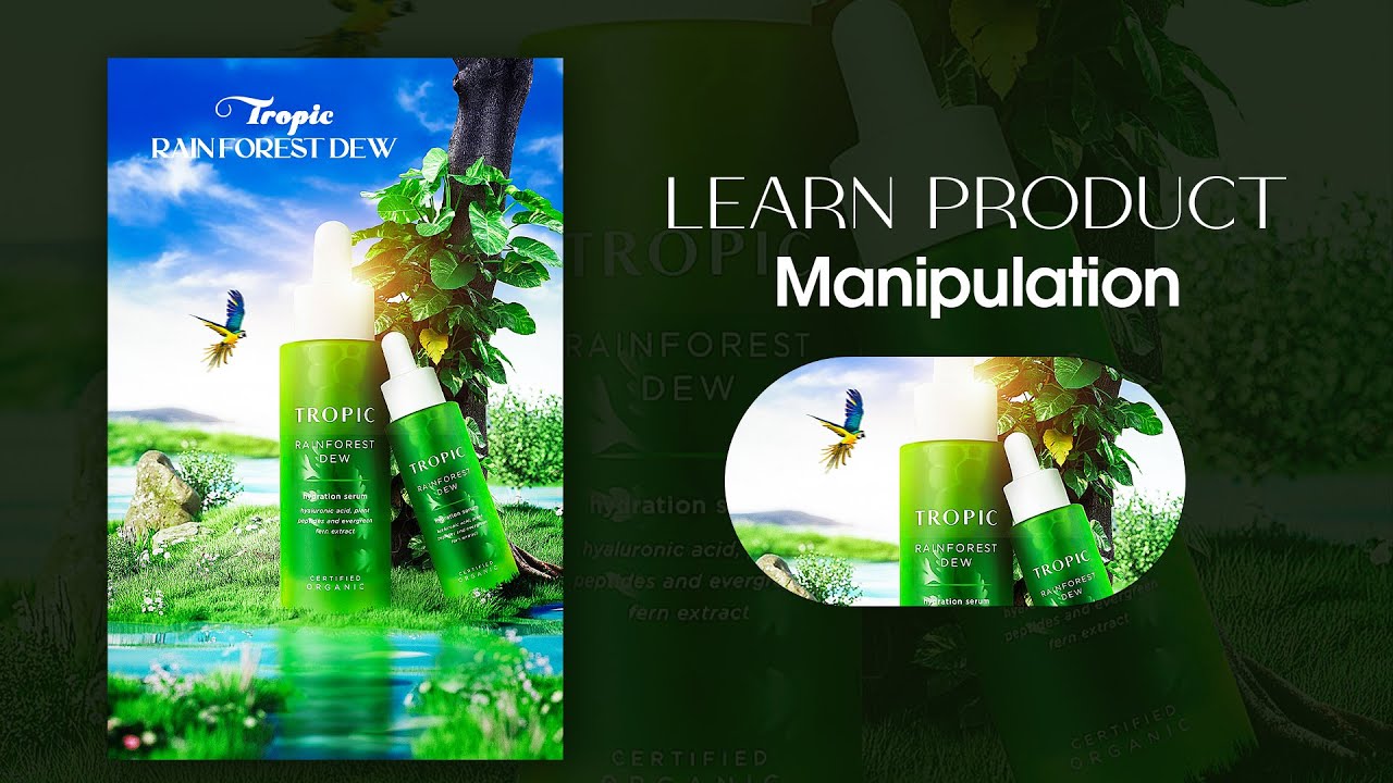 product manipulation ads/poster design in Photoshop - YouTube
