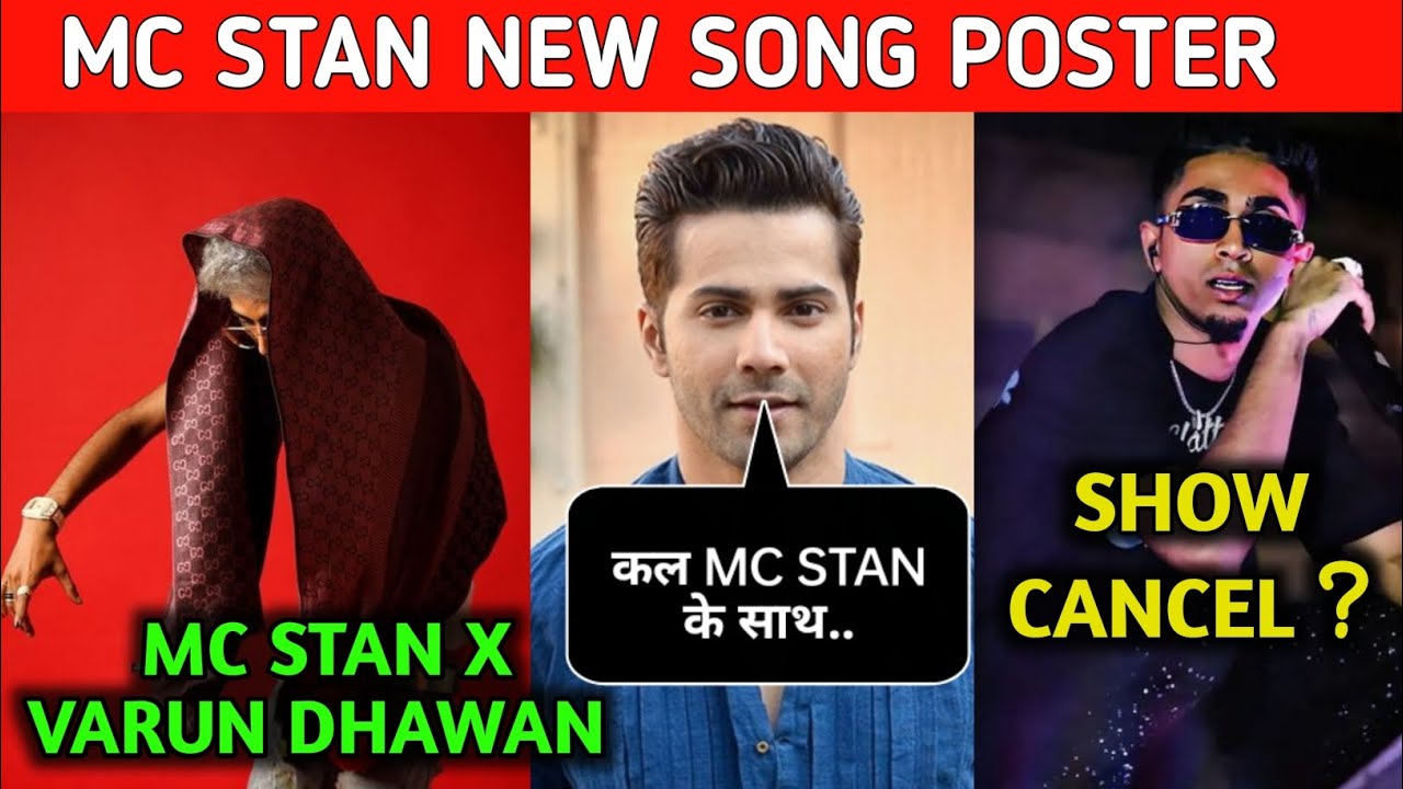 Mc Stan X Varun Dhawan New Song 🥰 !! Mc Stan New Song Poster !! Mc Stan ...