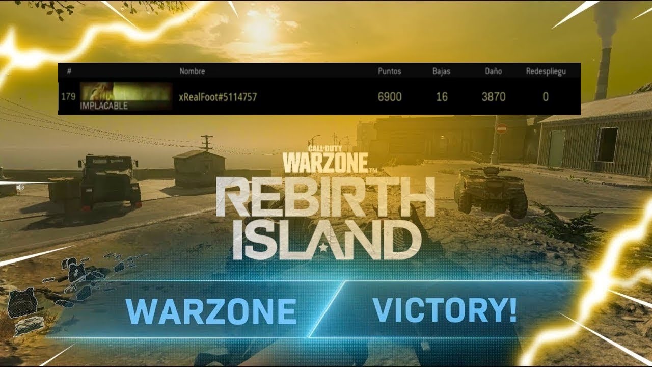 16 KILLS Win SOLOS en REBIRTH | COD WARZONE - YouTube