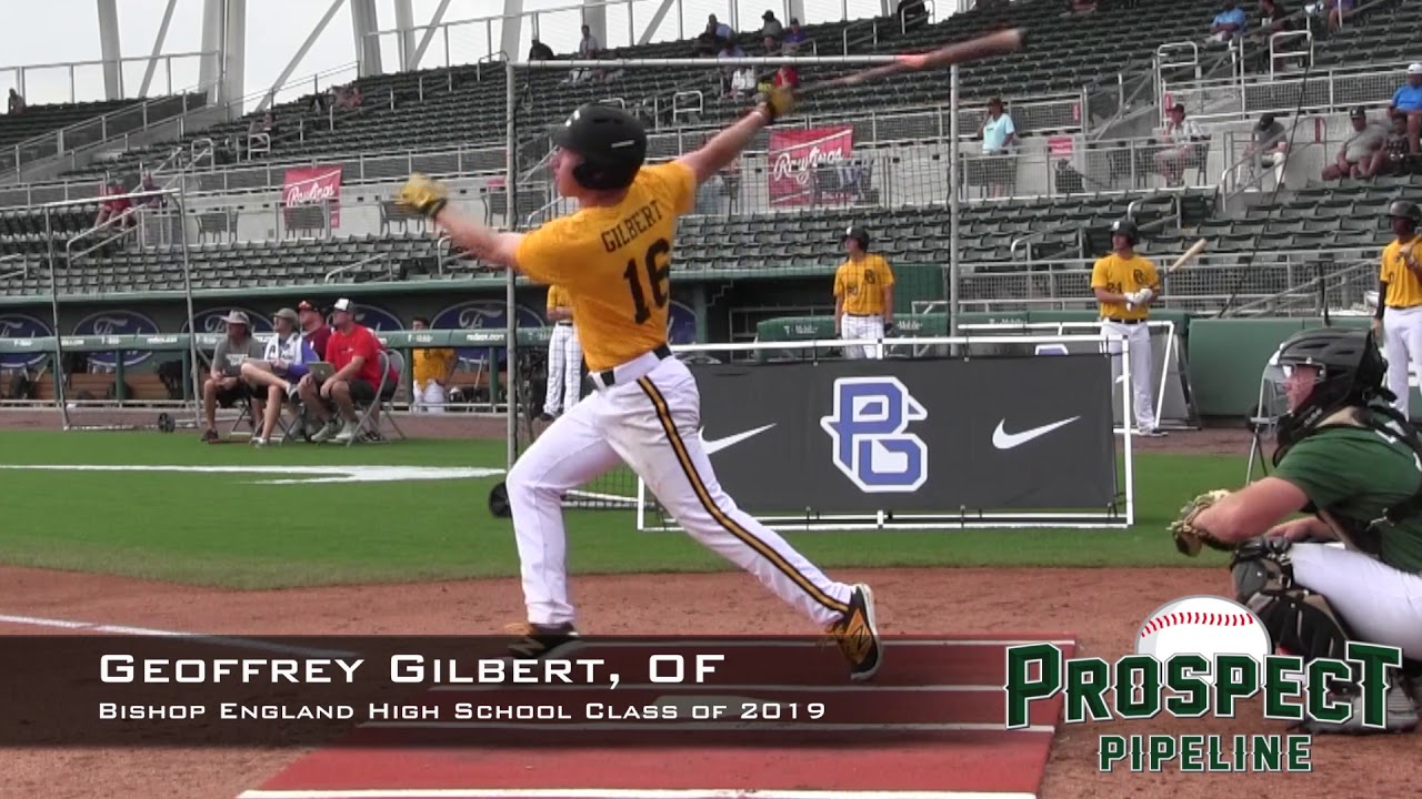 Geoffrey Gilbert Prospect Video, OF, Bishop England High School Class ...
