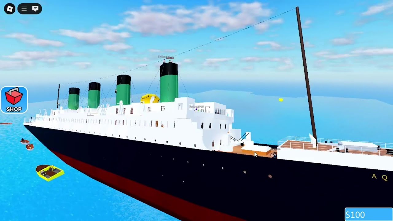 Roblox WILL I SURVIVE THE SINKING TITANIC!? Roblox Sinking ship - YouTube