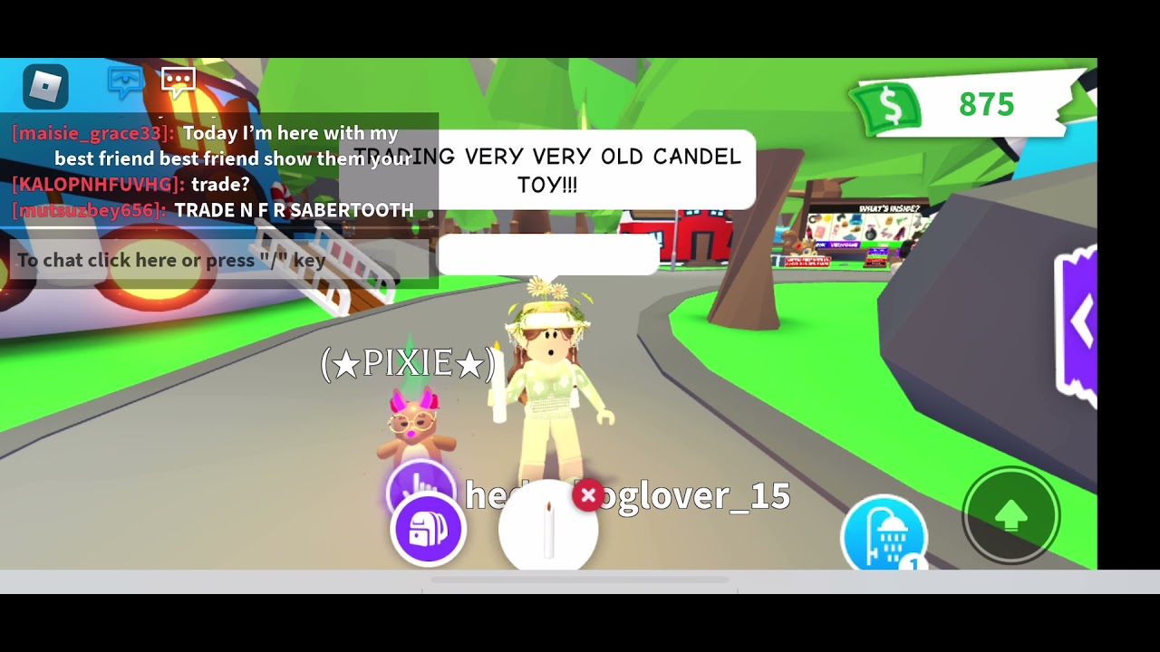 TRADING VERY OLD CANDLE TOYYY| adopt me trading 🕯 - YouTube