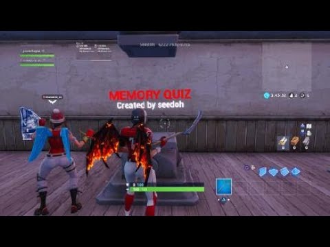 Fortnite memory quiz - YouTube