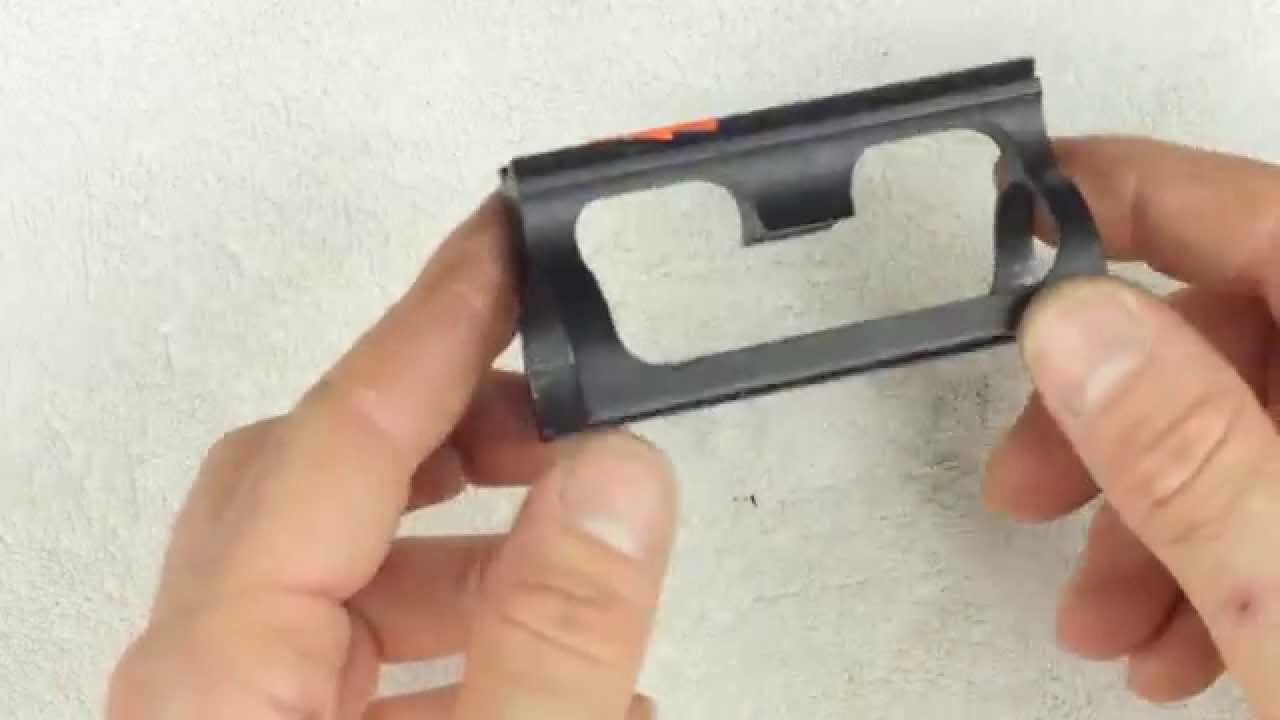 Cut up AGD Automag Sight rail - YouTube