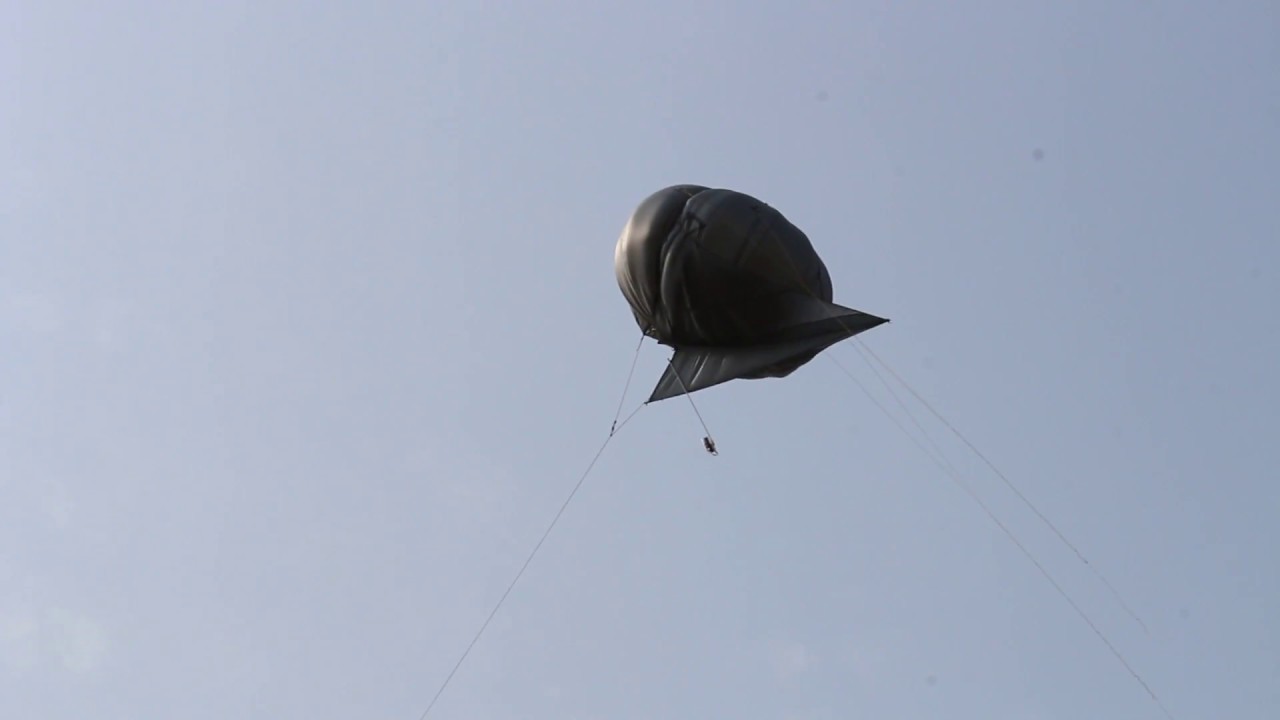 Elevated Balloon -Kite Hybrid Platform Deployment and Testing - YouTube