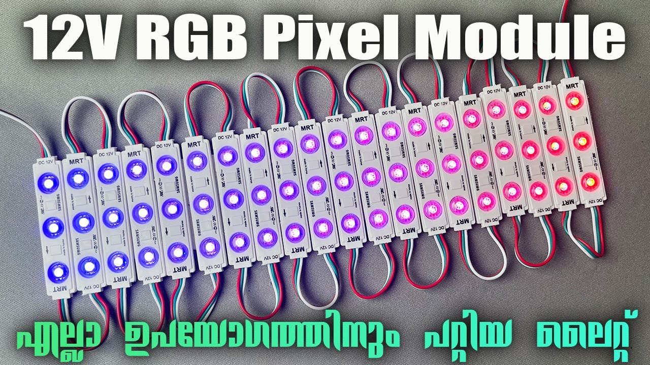RGB Pixel Module for Underbody and Name board | Pixel Module 12V ...