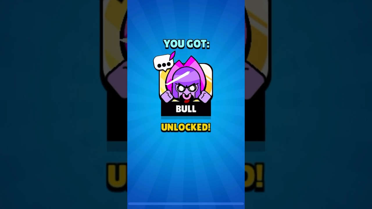 Unlocking Bull Hypercharge💜🔥 #brawlstars - YouTube