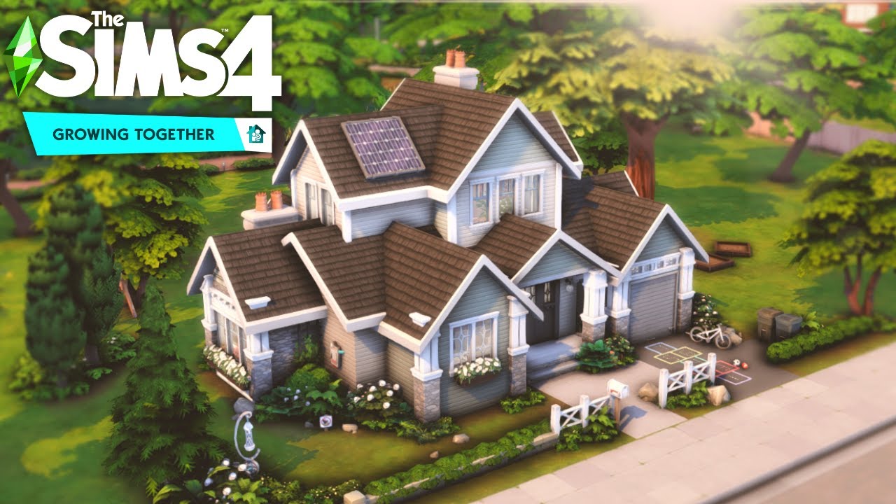 Soo I made a family home for my NEW lets play!..😶🤫|The Sims 4 | Speed ...