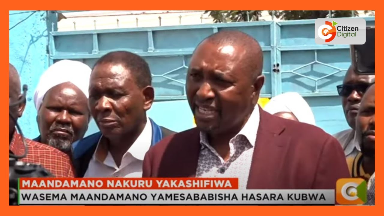Viongozi wa Nakuru wakashifu maandamano ya upinzani - YouTube