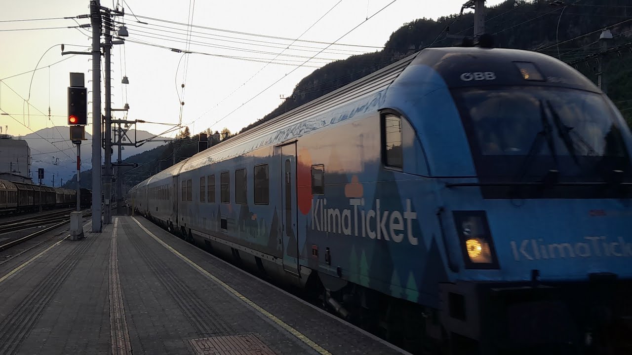 ÖBB RJX 765 nach Flughafen Wien/Wien Hbf mit dem Längsten Klimaticket ...