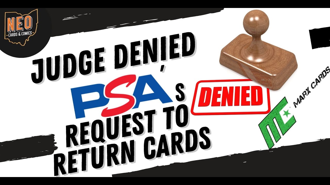 Marx Cards Bankruptcy case update. Judge denied PSA's request to return ...