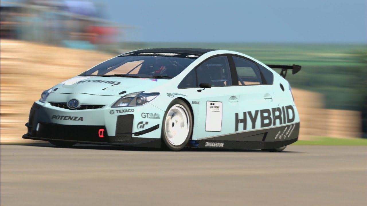 GT6 Goodwood Hillclimb - Toyota PRIUS Touring Car - 51.866 - YouTube