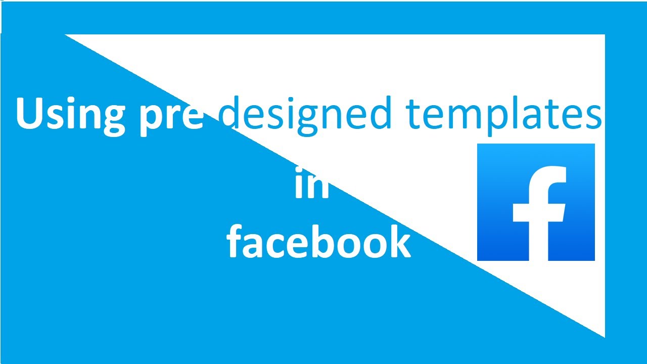 How to setup facebook business page templates and tabs - YouTube