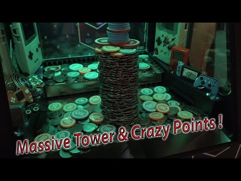 Crazy Tower & Bonus Coins Longplay On The New Coin Pusher 365 😎 - YouTube