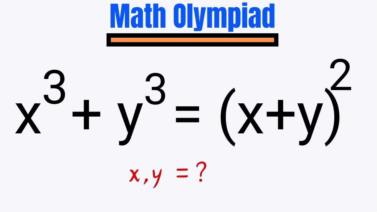 A Very Beautiful Math Olympiad Problem. - YouTube