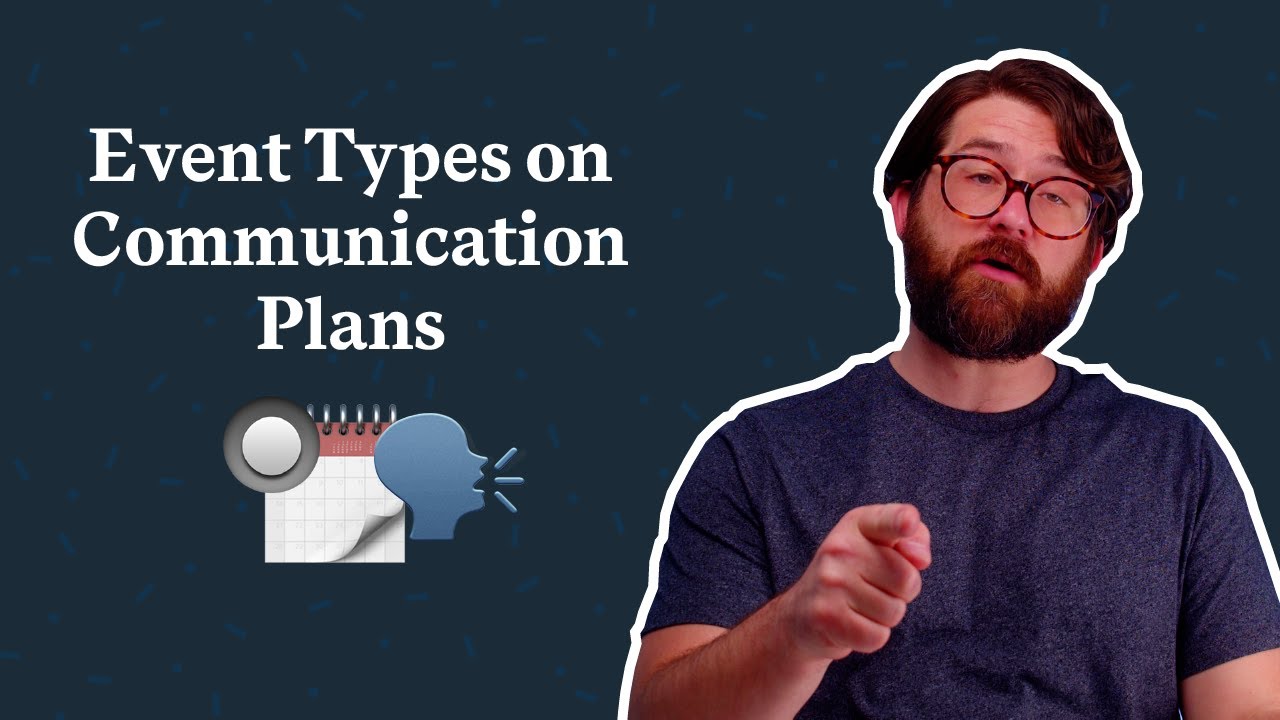 Event Types on Communication Plans - YouTube