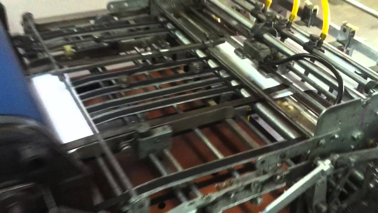 Multilith 1850 con salida de cadenas reacondicionada - YouTube