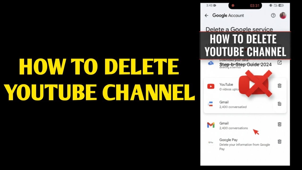 How to delete youtube channel | How to delete YouTube channel ...
