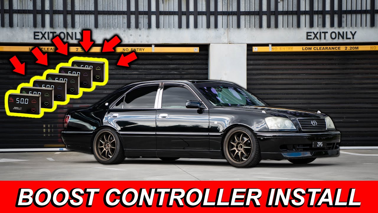 Installing a GFB BOOST CONTROLLER onto the TOYOTA CROWN JZS171! - YouTube