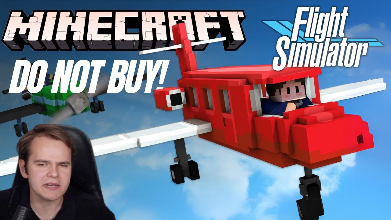 DO NOT Try To Use Minecraft As A Flight Simulator - YouTube