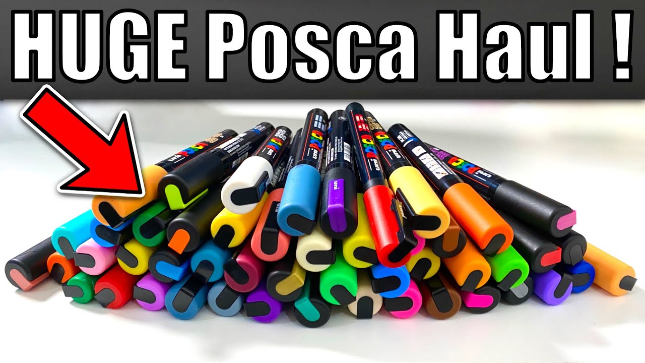 HUGE POSCA HAUL! New Storage & ART! 🎨 - YouTube