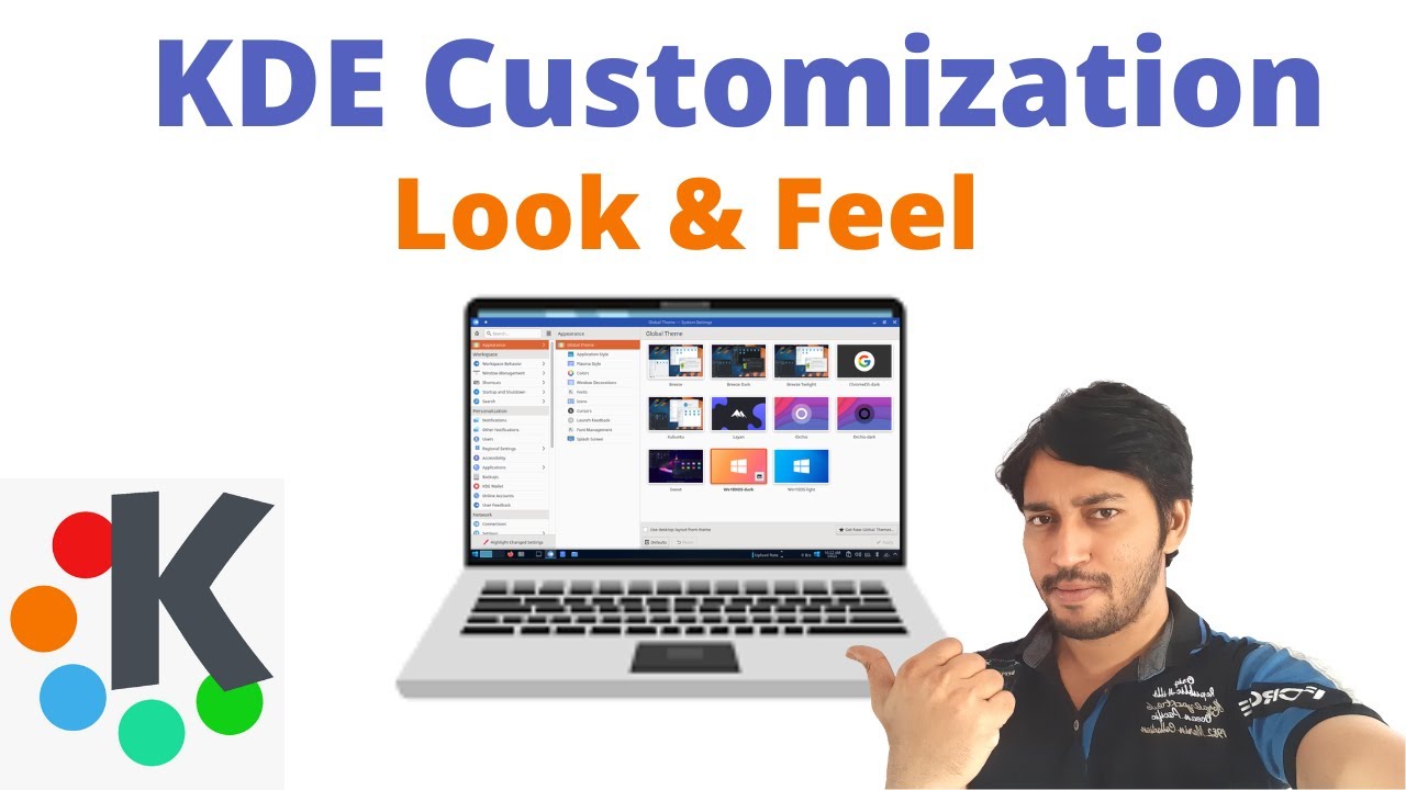 KDE Customization 2022 | Look and Feel | Kubuntu 22.04 | KDE 5.25 | KDE ...