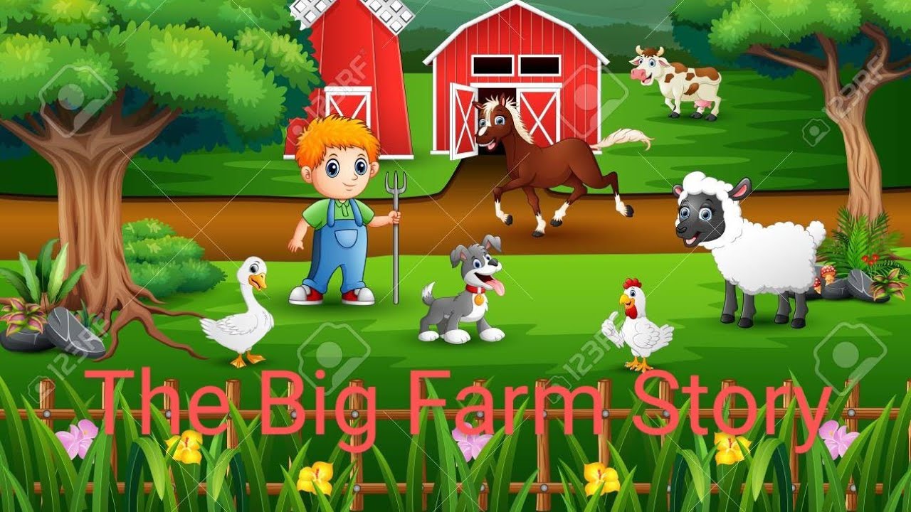 The Big Farm Story l Short Story l English Story - YouTube