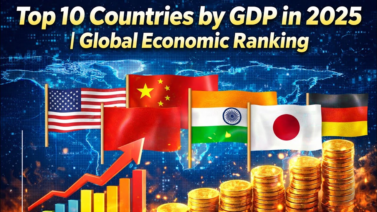 Top 10 Countries by GDP in 2025 | Global Economic Ranking - YouTube