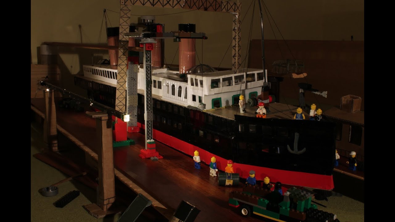 Giant ship model Lego - YouTube