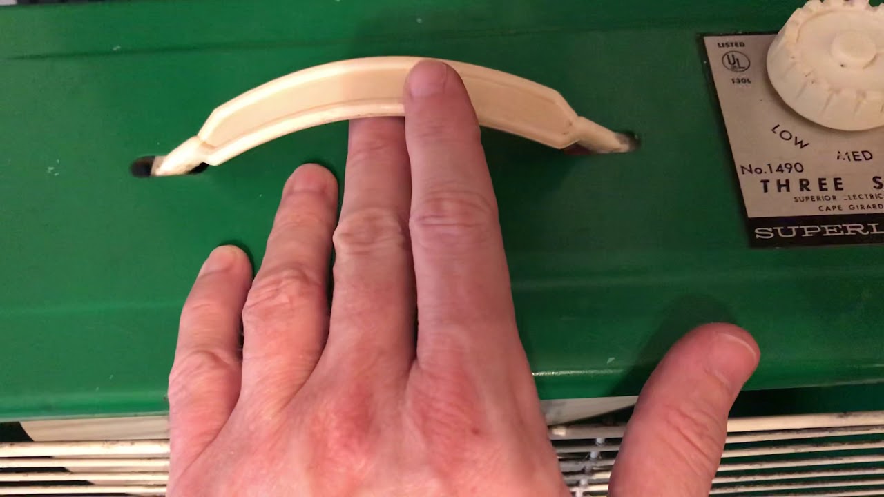 1960’s or 70’s Superlectric Model 1490 14” Box Fan - YouTube