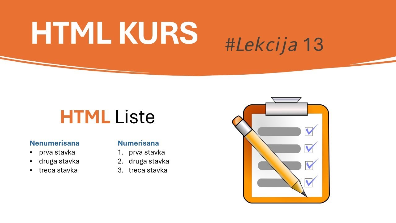 HTML Liste - YouTube