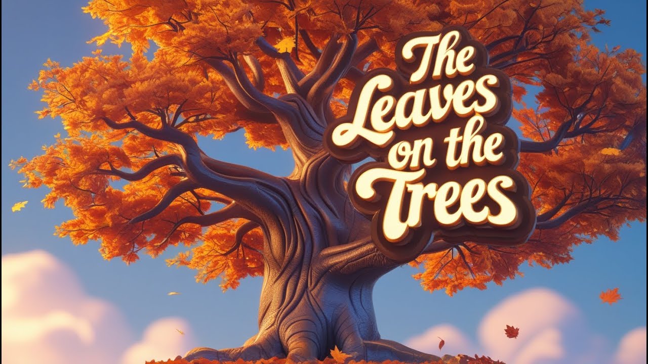 🍂🎶 The Leaves on the Tree – A Fun Autumn Song for Kids! 🎵🌳| Nursery ...