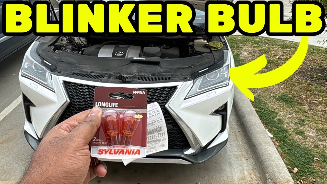 DIY GUIDE: HOW TO REPLACE FRONT TURN SIGNAL BULB ON 2016 - 2020 LEXUS ...