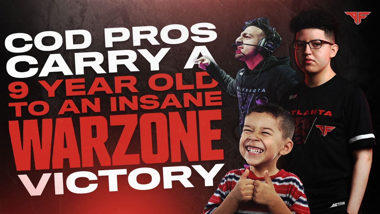 CALL OF DUTY PROS CARRY INSANE 9 YEAR OLD KID TO 3RD EVER COD WARZONE ...