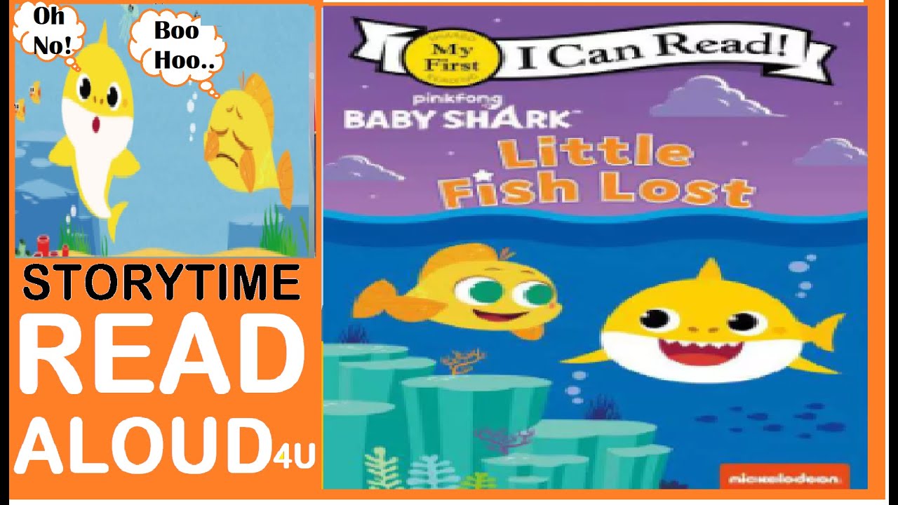 LITTLE LOST FISH - BABY SHARK | Pinkafong | Storytime Read Aloud 4u ...