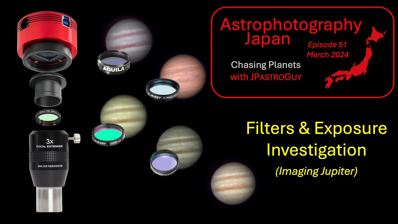 Astrophotography Japan / Filter & Exposure Investigation for Jupiter ...