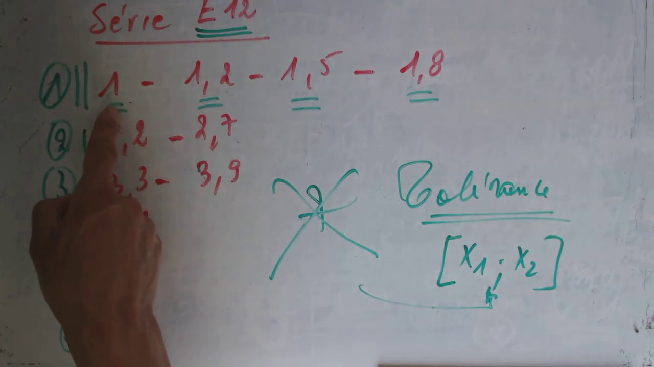 Les Résistances - Résistance standardisée en série E12 - YouTube