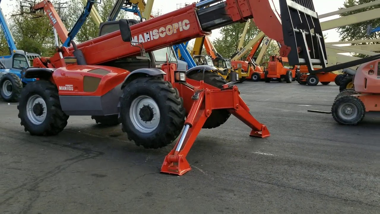 MANITOU MT1745 Telehandler Demo Video - YouTube