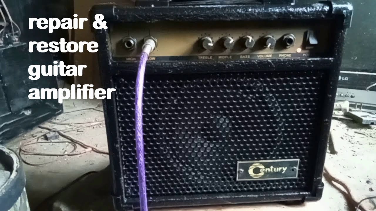 repair and restore guitar amplifier 1 - YouTube