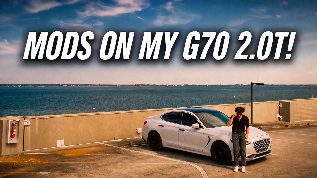 MODS ON MY 2019 GENESIS G70 2.0T - YouTube